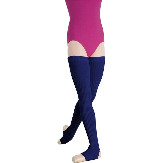 Body Wrappers 36" Stirrup Thigh High Leg Warmers - 94 Midnight Blue ...