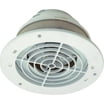 Lambro 143W 4" Plastic Under-Eave Vent, Exterior Dryer Vent with Damper ...