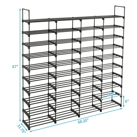 10 Tiers Shoe Rack Storage Shoe Cabinet Shoe Rack Organizer Shoe Shelf ...