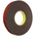 3m 06383 Automotive Acrylic Plus Attachment Tape, Black, 7/8" X 20 Yds ...