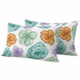 Abstraction Art Outdoor Throw Pillow Covers Set of 2, Watercolors ...