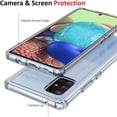 Case for Galaxy A01, Clear Transparent See-Thru Flex Gel TPU Skin Slim ...