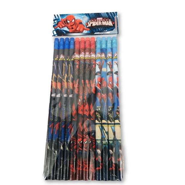 Disney Pencils Spider Man 12ct Wooden Ultimate Spiderman Multicolor ...