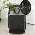 Mesh pop-up laundry basket is easy to open and fold, easy to store ...