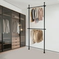 Heavy-Duty Clothes Storage System, Adjustable Coat Rack Closet ...