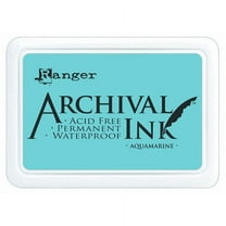Ink Pad Aquamarine Archival Dye Permanent Waterproof Ranger - Walmart.com