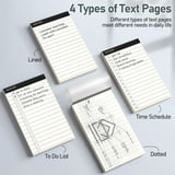 WEMATE Notepad Holder Set, 10 Pcs, Mini Leather Memo & Note Pads ...