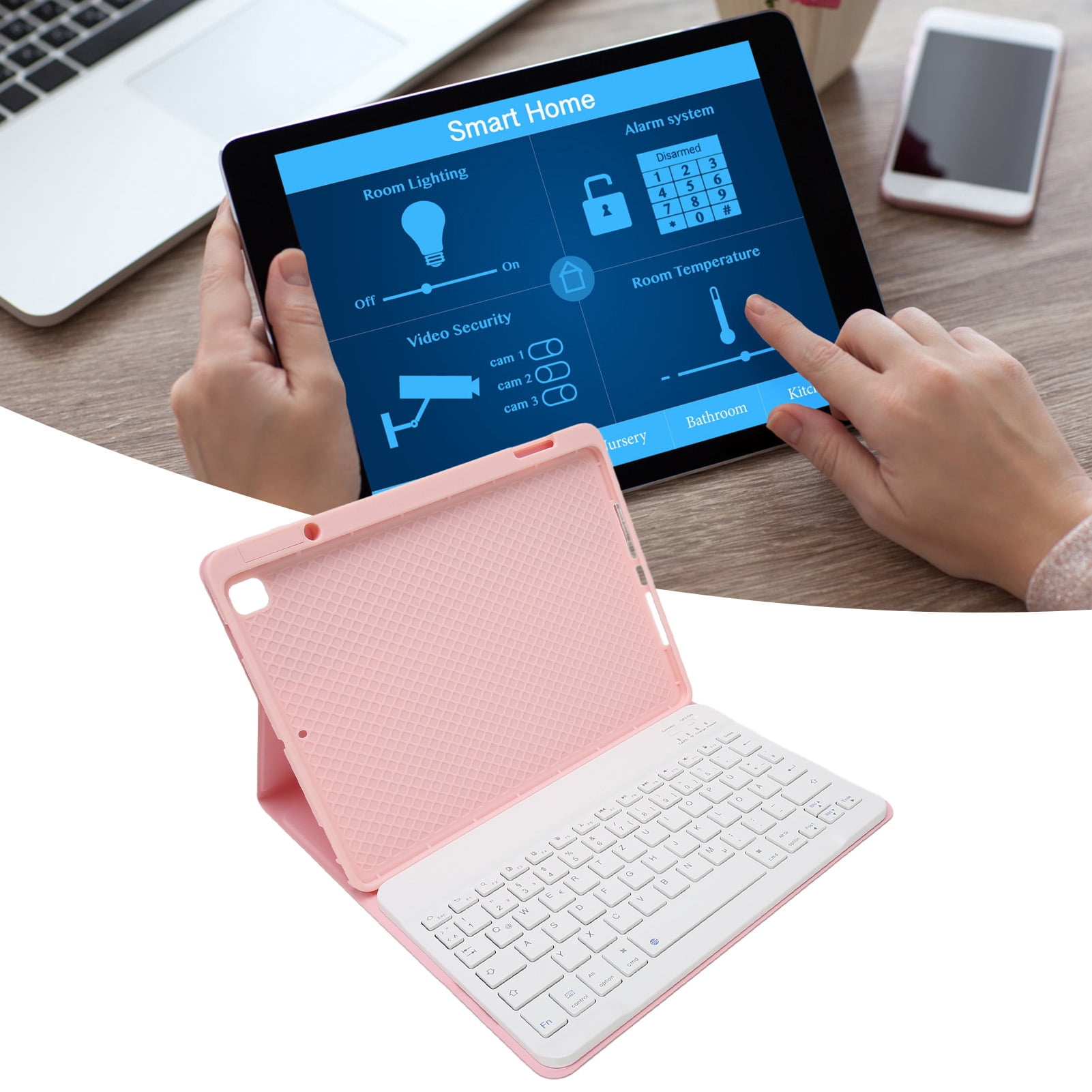 Teclado De Tableta, Teclado DE Diseño De Teclado De Tableta para IOS Tablet Pro para Teclado De ...