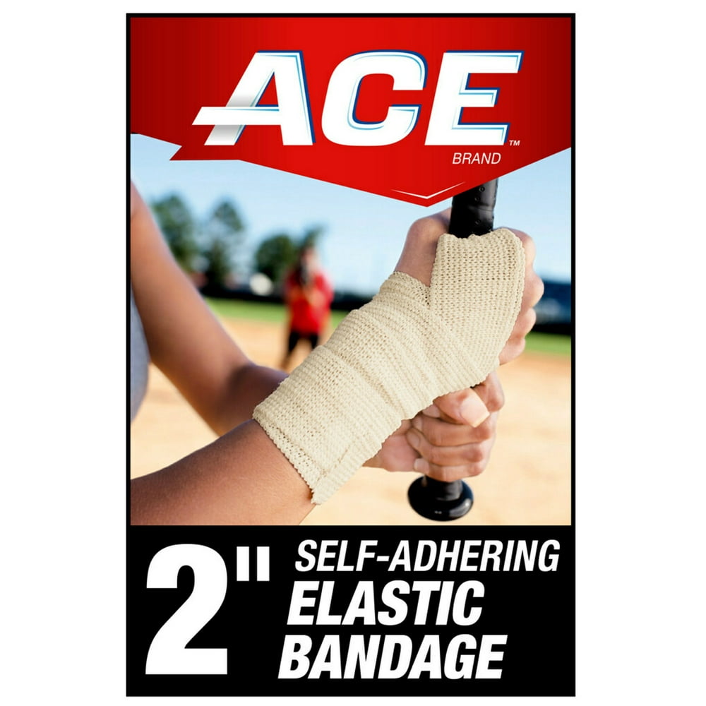 ACE Brand Self-Adhering Elastic Bandage 2 in., Beige - Walmart.com ...
