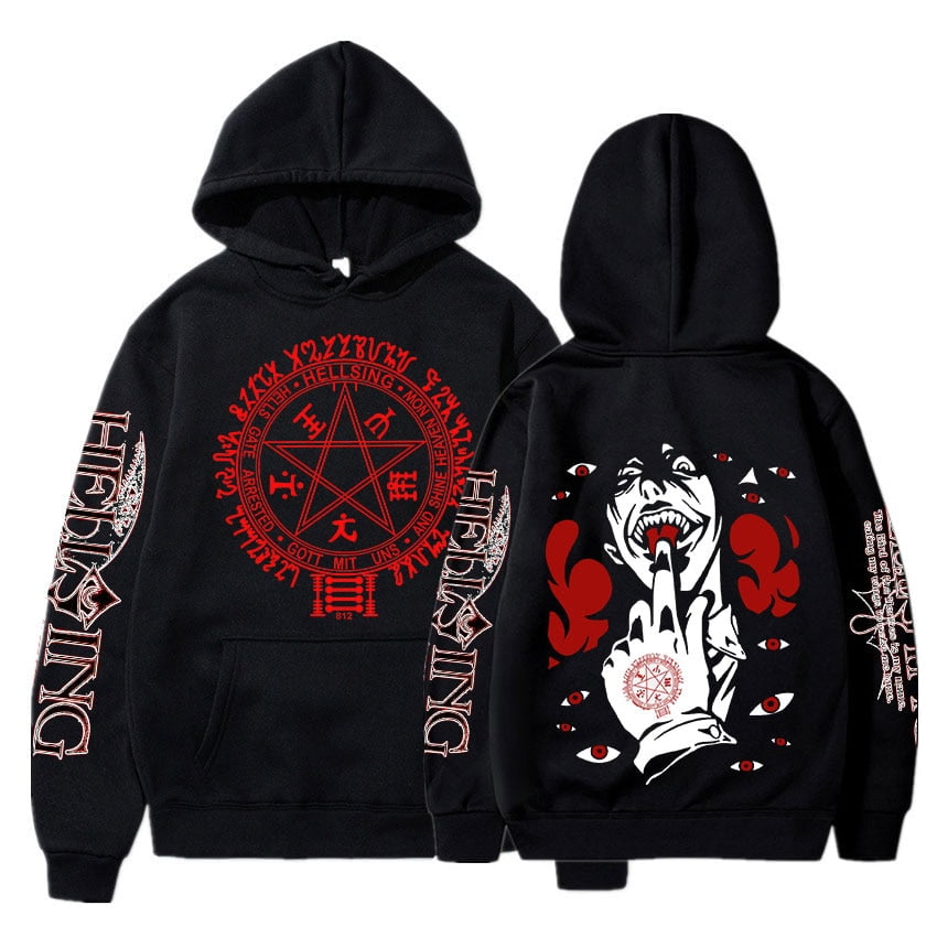 Hellsing Ultimate Alucard Hoodie Sweatshirt Printed Logo Women/Men ...
