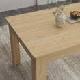 Blotout Extendable Dining Table for 6-10 Person, Large Wood Kitchen ...
