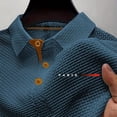 Qwertyu Breeze Capri Polo Shirts for Men Beer Belly Collared Waffle ...