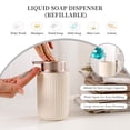 Ceramic Bathroom Accessory Set Apricot-liquid 4-Piece Countertop ...