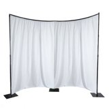 Efavormart 13ftx11ft Wide Heavy Duty Metal Curved Curtain Backdrop ...