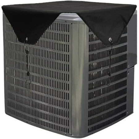 HTAIGUO Winter Proof Air Conditioner Cover, AC Defender with Bungee ...