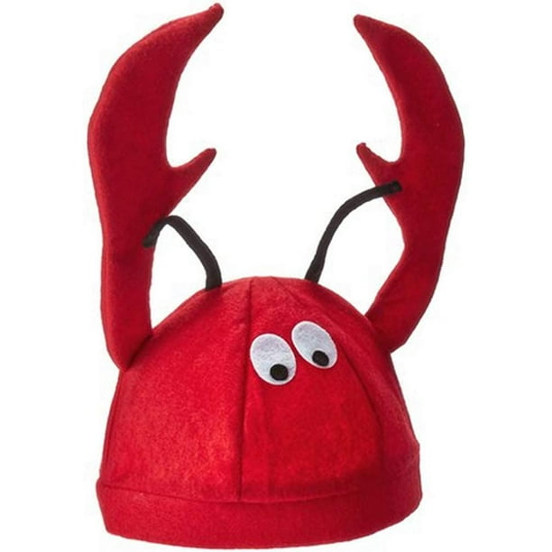 Men's Women's Novelty Hat 3D Lobster Crawfish Crab Seafood Hat with ...