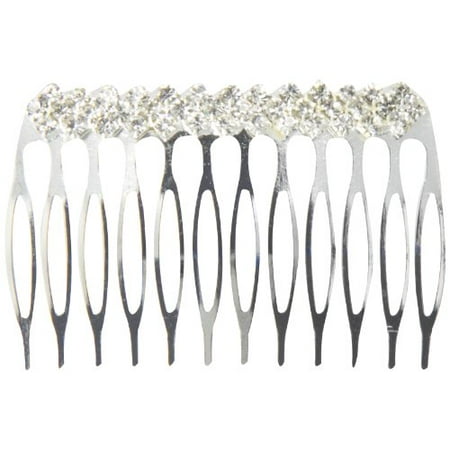 Caravan Diamond Shaped Design Swarovski Crystal Stones Comb | Walmart ...