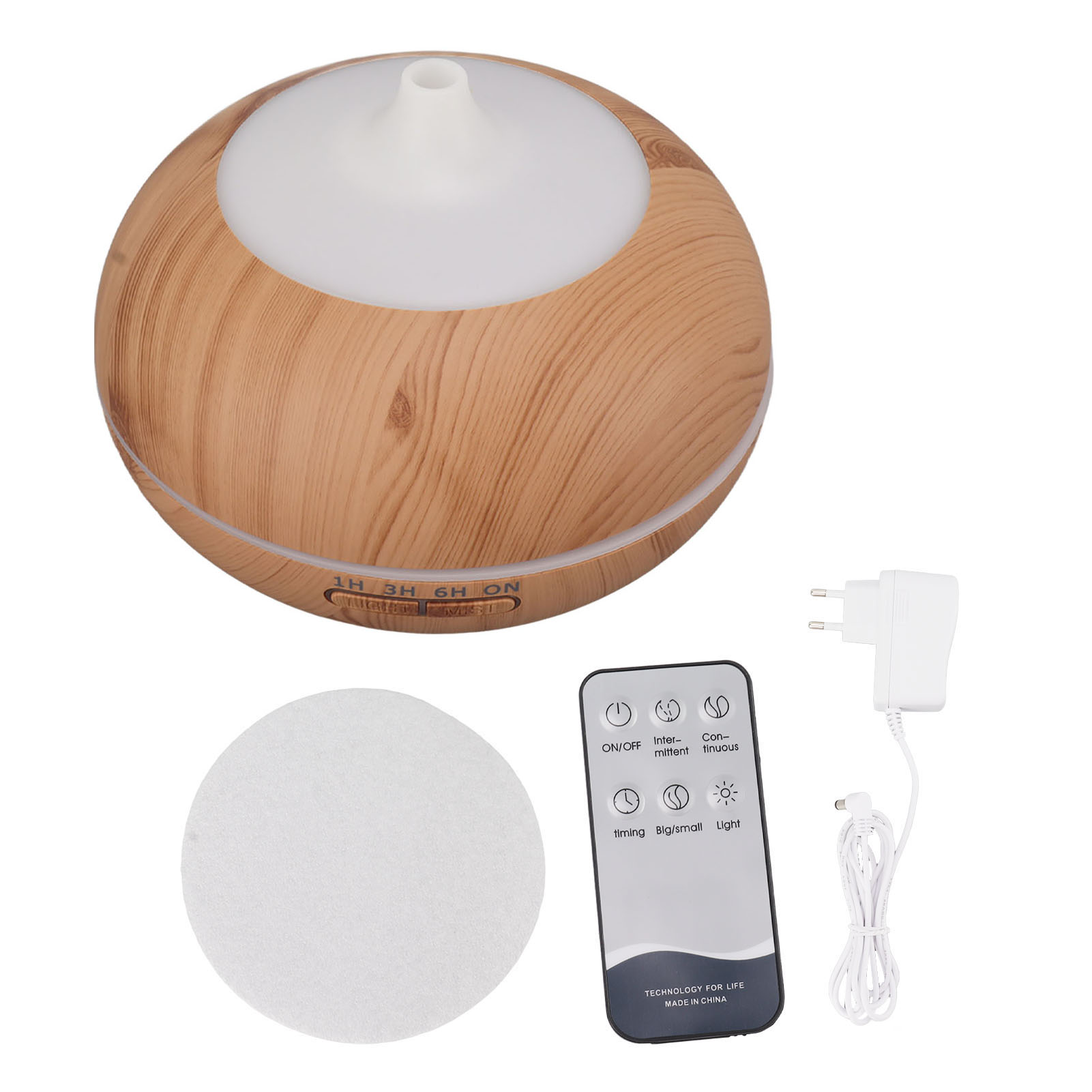 550ML Wood Grain Aromatherapy Diffuser Aroma Diffuser Ultrasound Oil ...