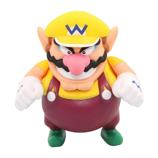 "super Mario All Stars - Wario 4.7"" Plastic Toy Figure" - Walmart.ca