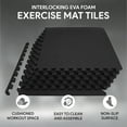 BalanceFrom Extra Thick Puzzle Exercise Mat, EVA Foam Interlocking ...
