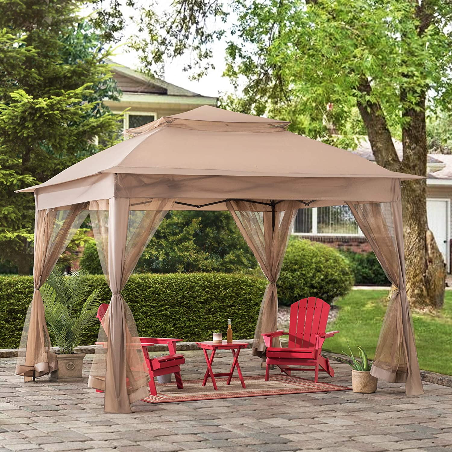 Click here for Sunjoy Group Sunjoy Outdoor Gazebo Patio 11 Ft. X... prices