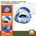 Ozark Trail Rapid Rider Canopy River Tube with Removable Shade 48.5 ...