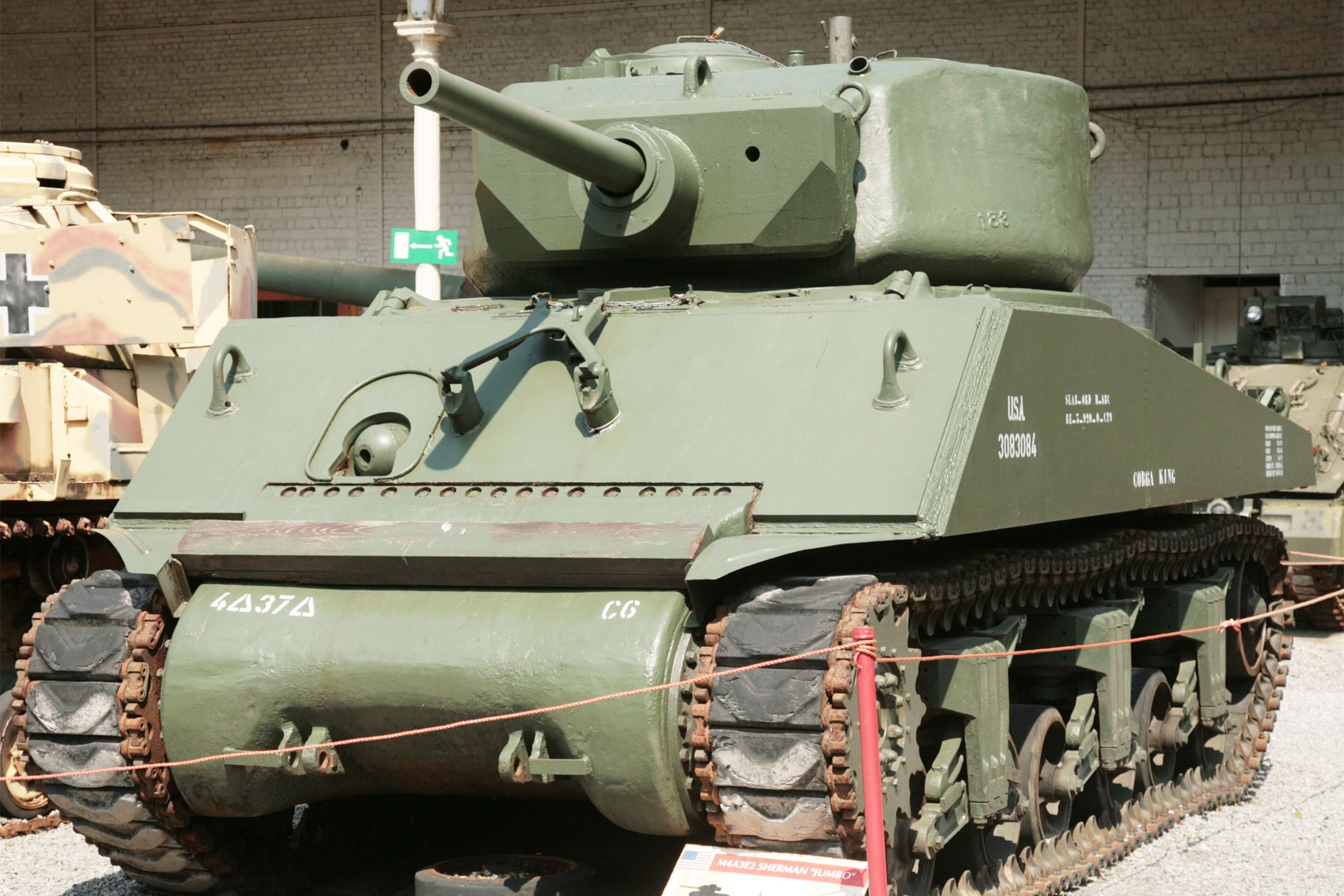 24x36 gallery poster, M4A3E2 Sherman Jumbo M4 Sherman Tank - Walmart.com