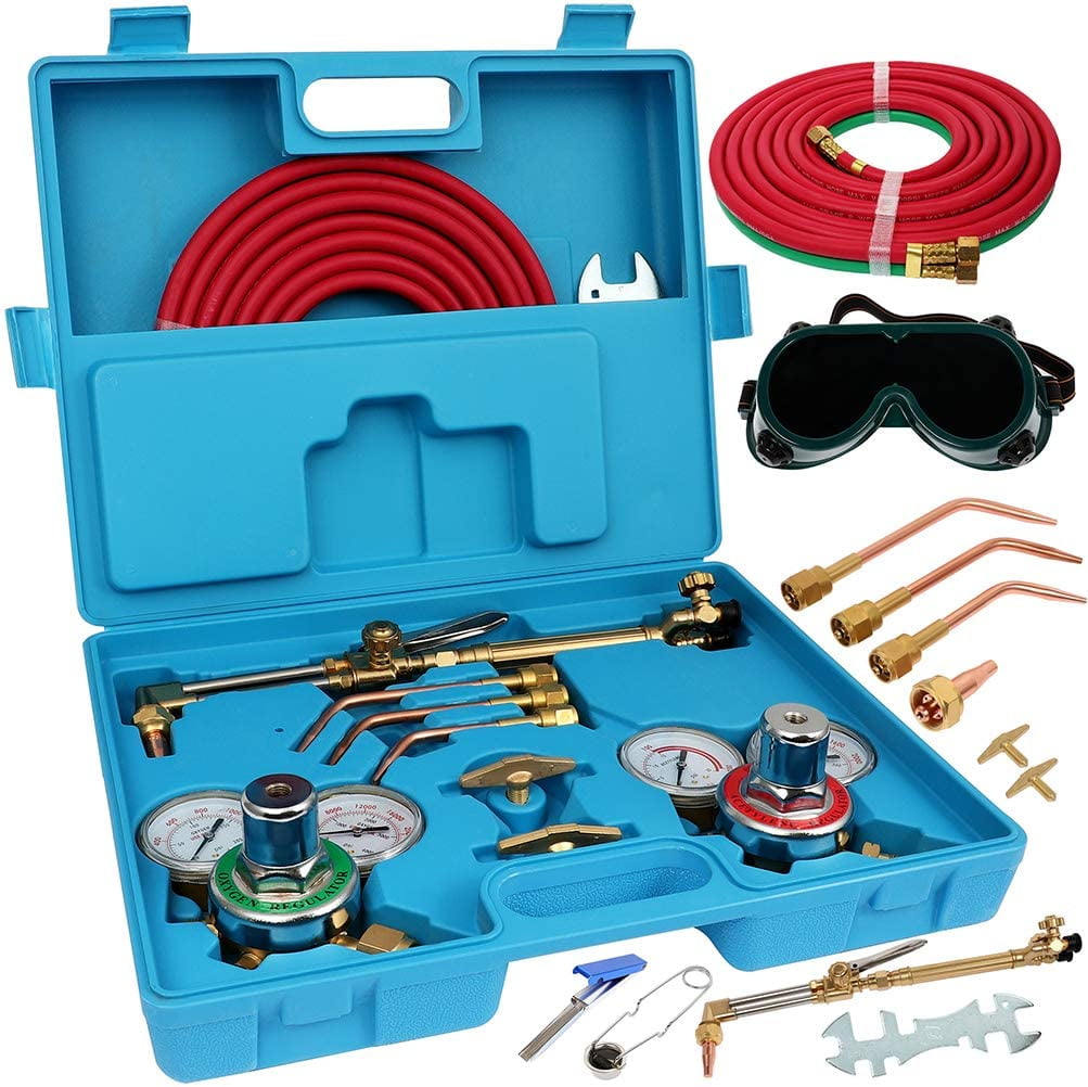 Gas Welding Kit Oxygen Acetylene Welding Cutting Torch Kit Tool ...
