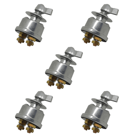 5X 12-24 V Master Battery Disconnect Switch, Battery Power Cut Isolator ...