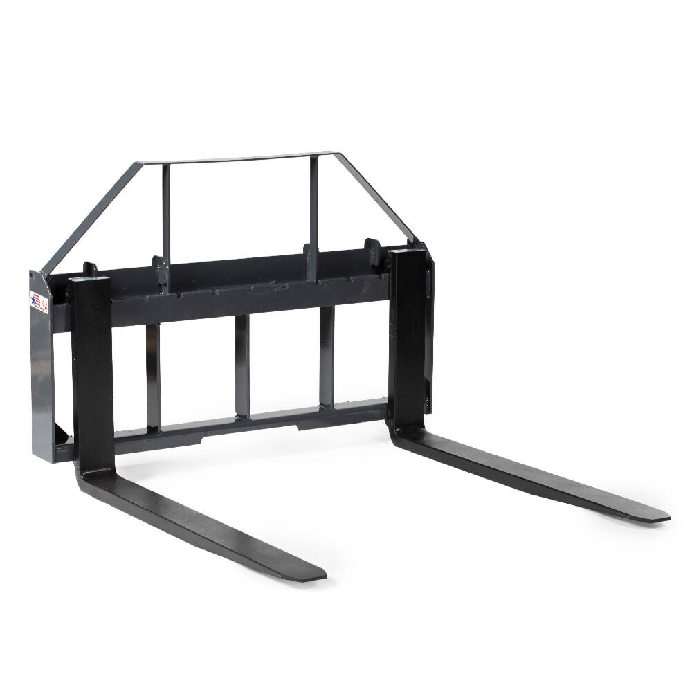 Titan Attachments UA Pallet Fork Frame Attachment, 42" Fork Blades ...