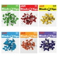 JAM Paper Colorful Binder Clips, Small, 3/5in, Assorted, 6 Packs of 30 ...