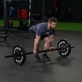 Titan Fitness 5 FT Axle Barbell, Fat Grip Strength Training, Olympic ...