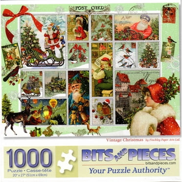 Vintage Christmas Cards 1000-Piece Puzzle - Walmart.com