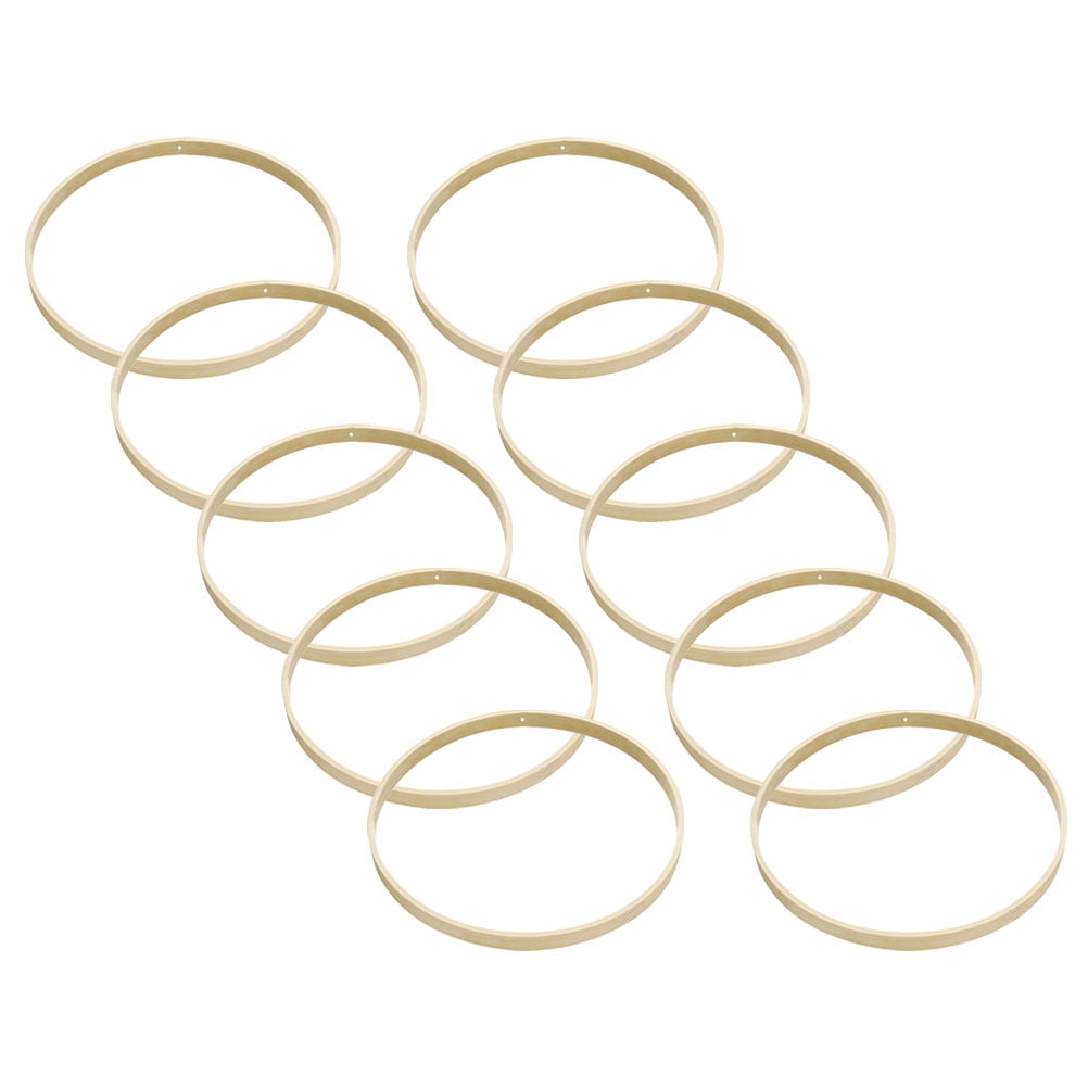 Click here for Ifanlandor Bamboo Hoops For Crafts 10pcs In Beige... prices
