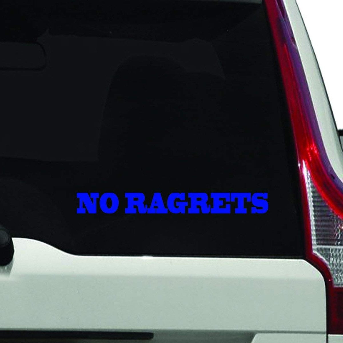 VWAQ No Ragrets- Funny Vehicle Vinyl Window Decal - Walmart.com