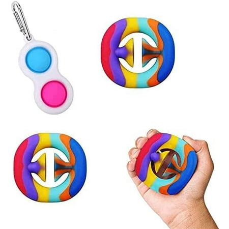 Stress Relief Fidget Snap Toy,Simple dimple Fidget Toys,Hand Grip ...