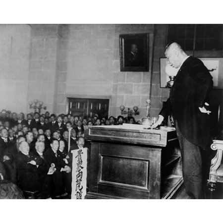 Japanese Premier Baron Tanaka Defending His Chinese Policy Before The ...