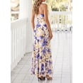 BTFBM Summer Dresses for Women Spaghetti Straps Sundress Twist Knot ...