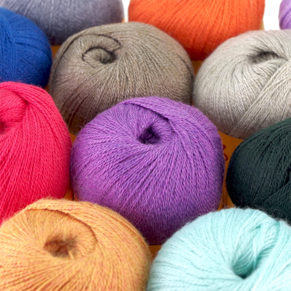 50G Exquisite Hand-knitted Woollen-yarn Ball Soft Cashmere Crochet Yarn ...