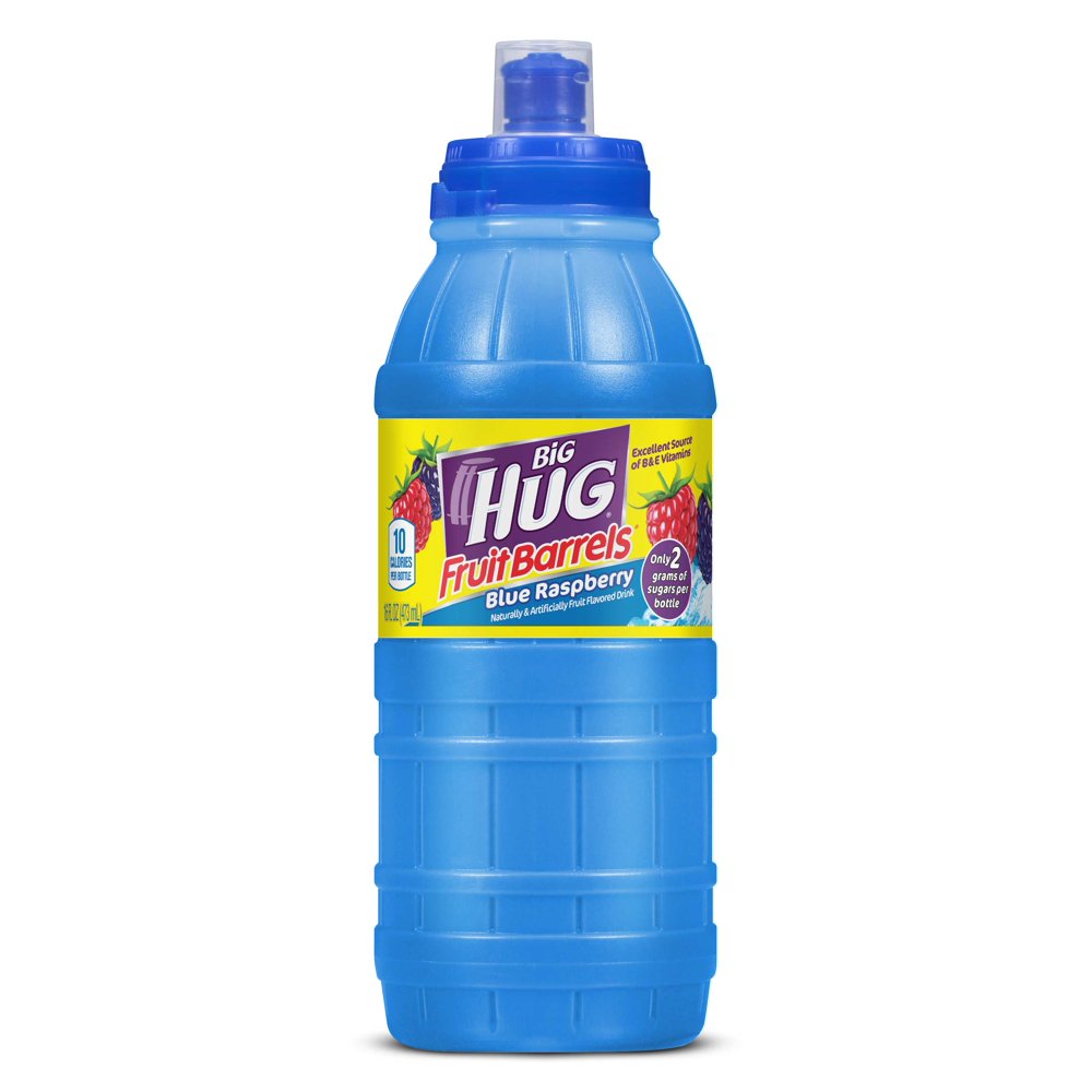 Big Hug Fruit Barrels Sports Cap Blue Raspberry Fruit Flavored Drink ...