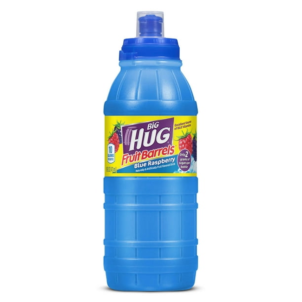 Big Hug Fruit Barrels Sports Cap Blue Raspberry Fruit Flavored Drink ...