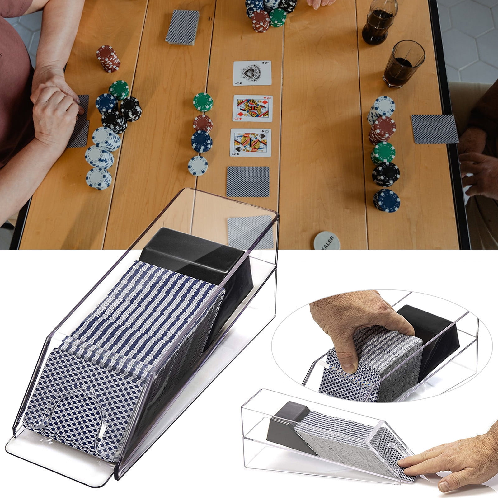Click here for Bagmrteho 4 Playing Card Dealing Shoe Poker Dealer... prices