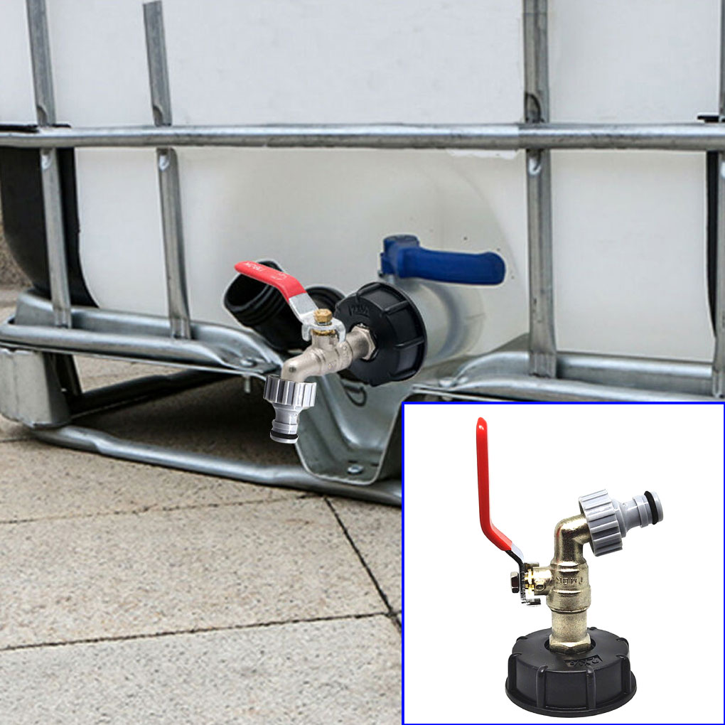 Buy Rinhoo IBC Ball Spout Water Tap Rain Container Water Reservoir ...