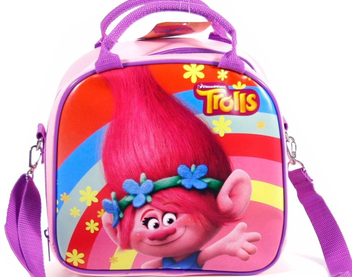 Party Favors Dreamworks Trolls Poppy Lunch Bag Plus Water Bottle- Pink ...