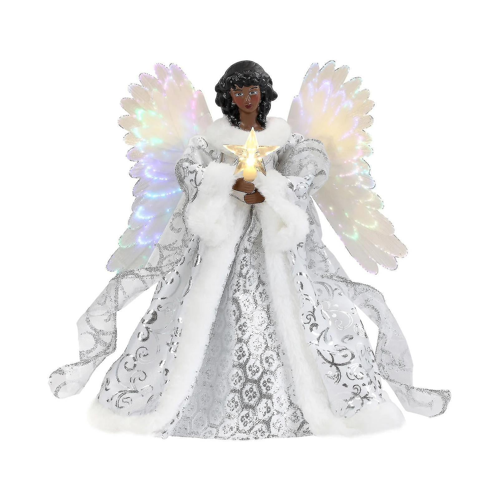 Click here for Geecy Angel Doll Christmas Tree Topper With Led Li... prices