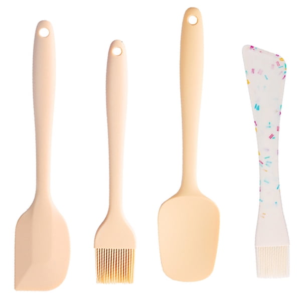 Spatula Set Heat Resistant Kitchen Cooking Utensils Silicone Baking ...