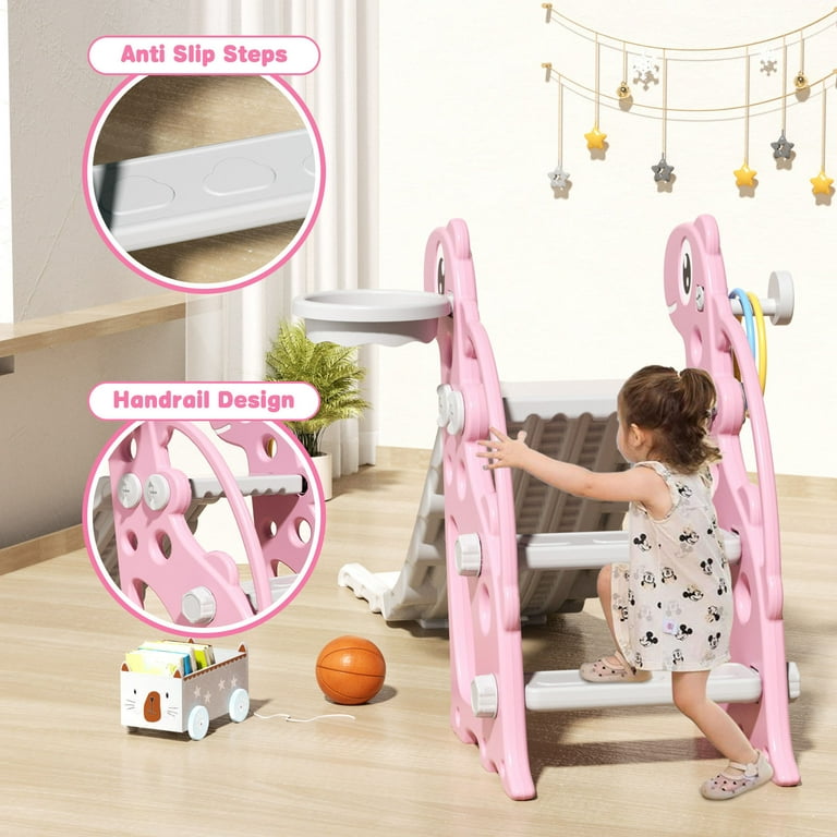 XJD Toddler Slide for Age 1-3 Baby Indoor Outdoor Playset XJD Toddler Slide for Age 1-3 Baby Indoor Outdoor Playset