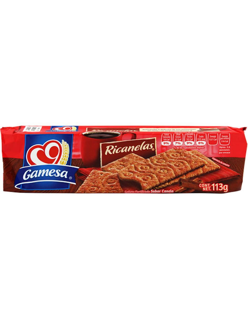 Pack de 20 Galletas Ricanelas Gamesa de 113g Gamesa Ricanelas | Walmart ...