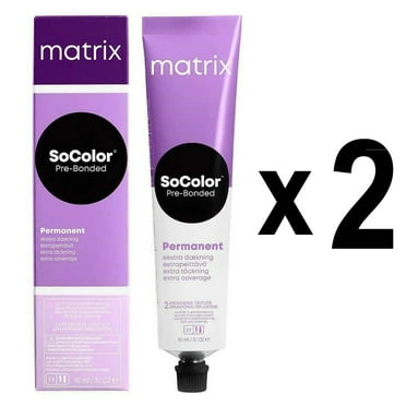 6M Light Brown Mocha , Matrix SOCOLOR Pre-Bonded PERMANENT BLENDED Hair ...