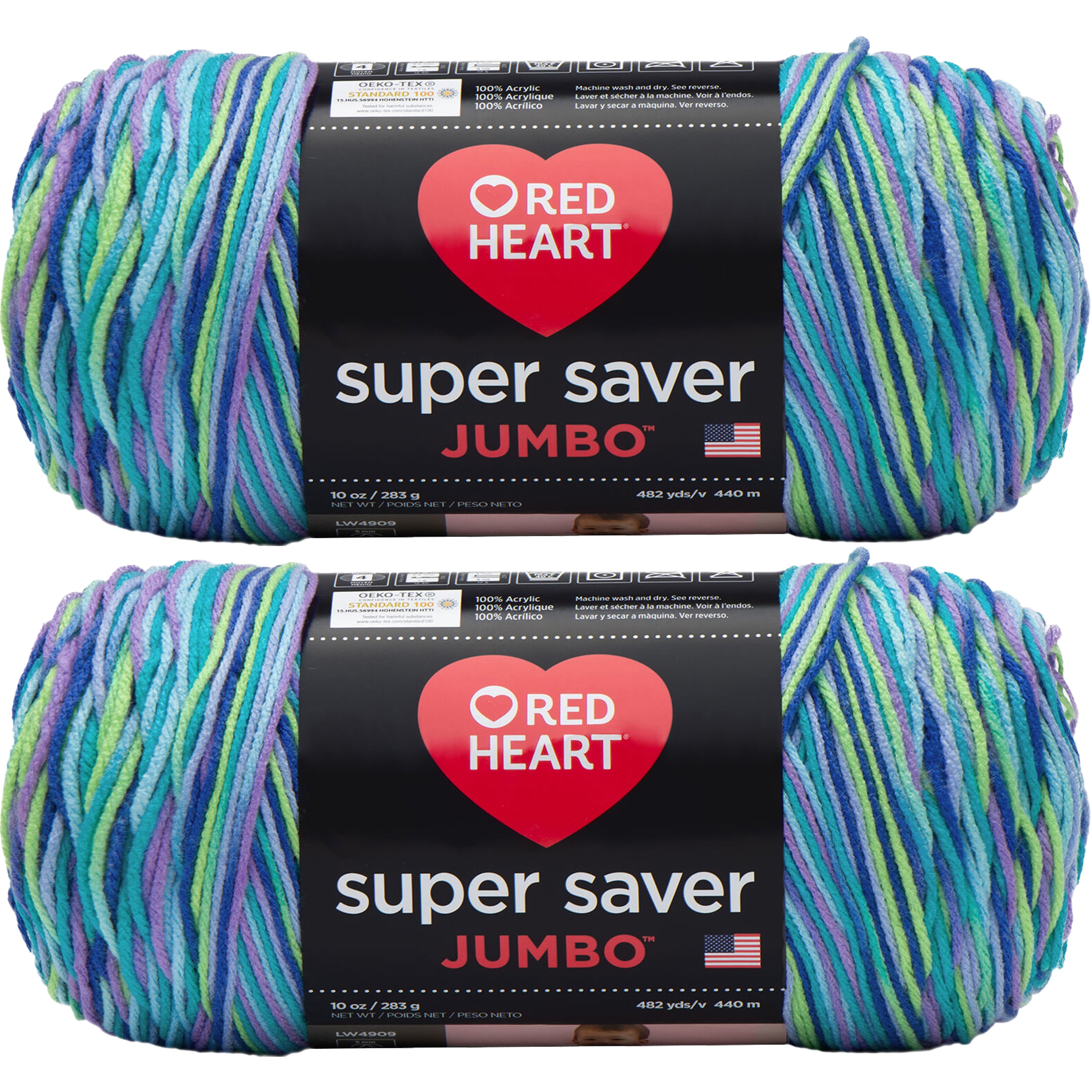 Red Heart Super Saver Yarn Color Chart